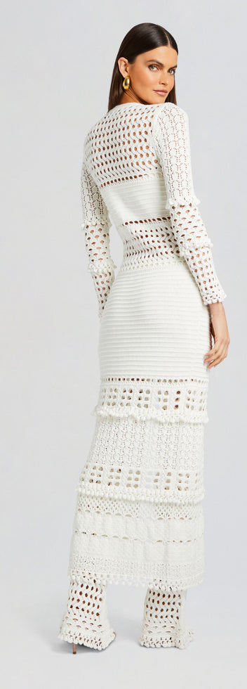 Alaia Knit Crochet Cardigan – Retrofete