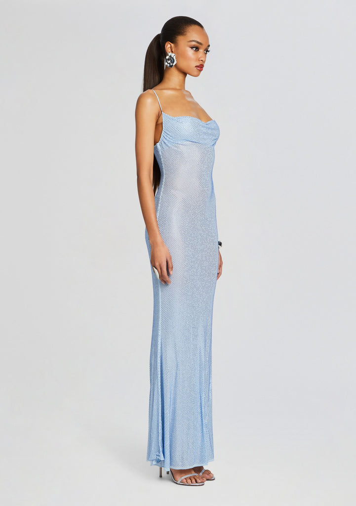 Shilo Embellished Silk Dress – Retrofete
