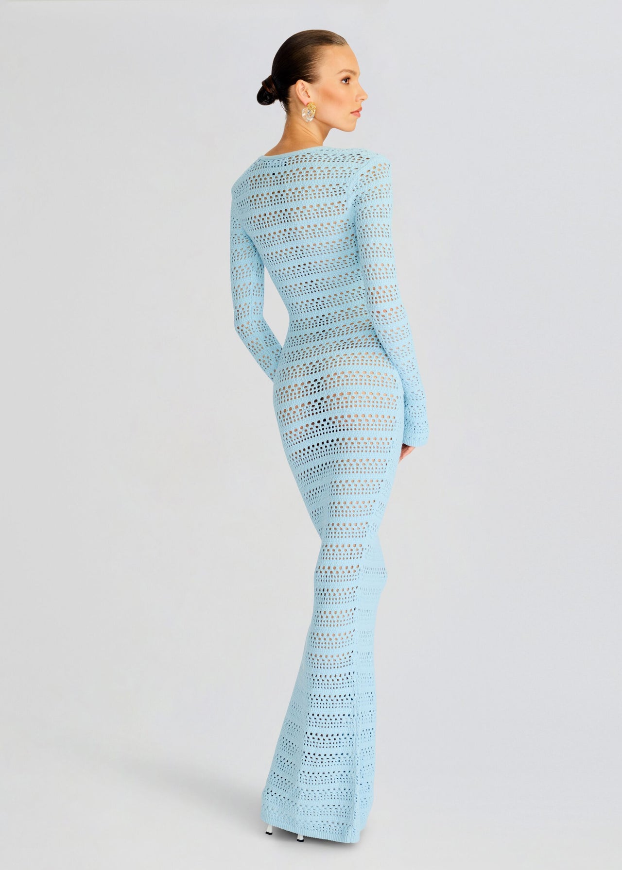 Lilith Knit Crochet Maxi Dress – Retrofete