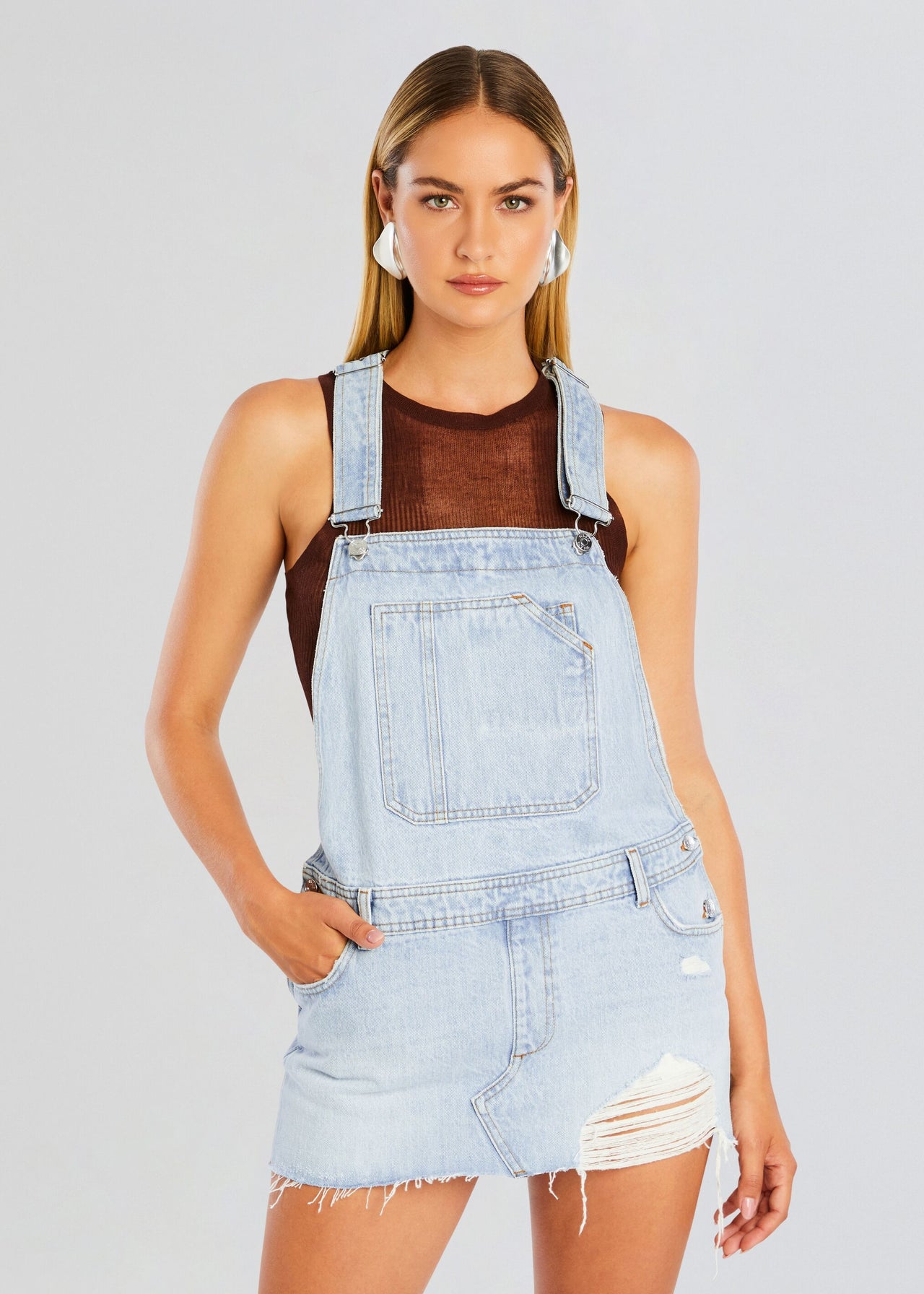 Moe Overall Mini Dress Retrofete
