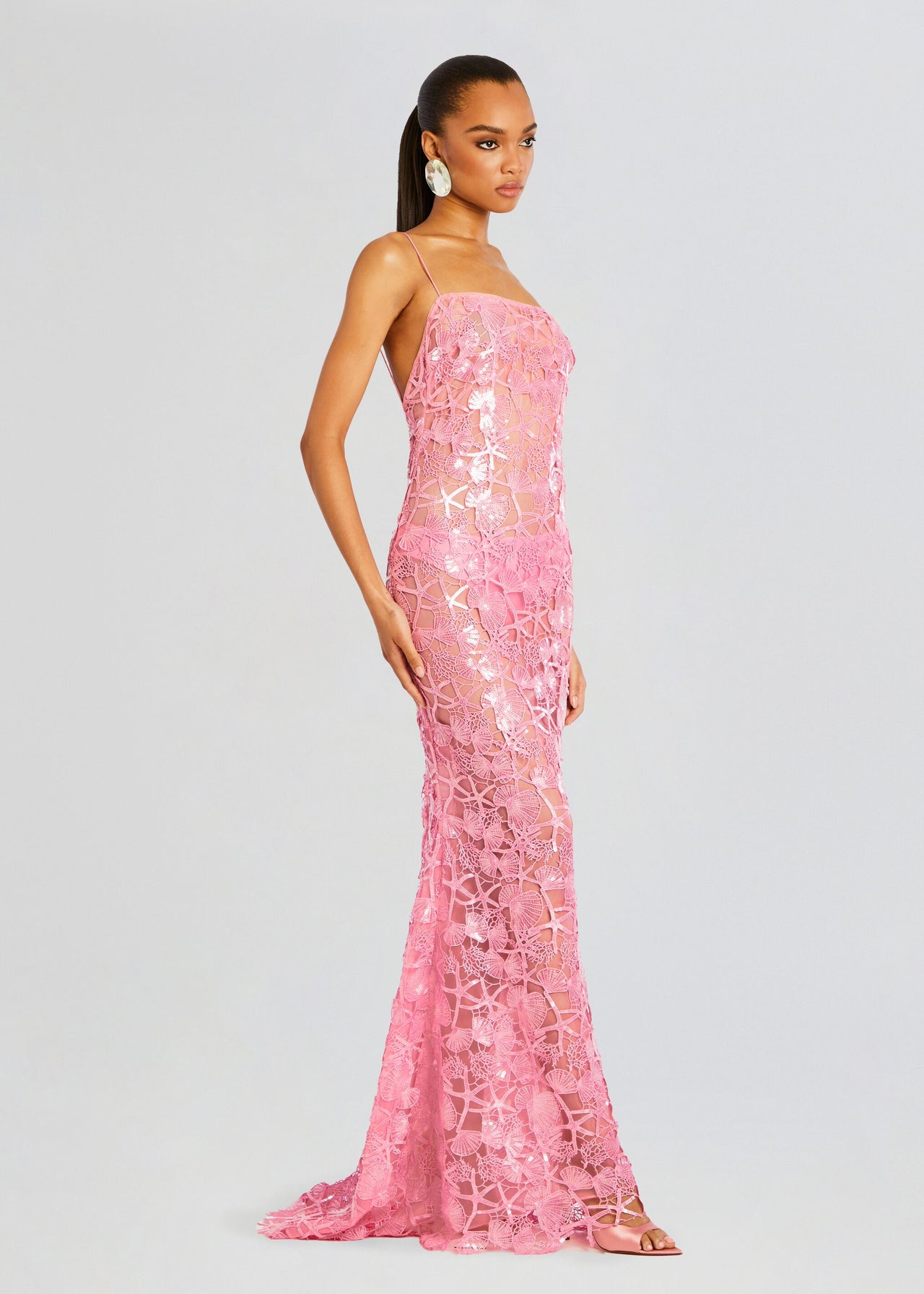 Delaina Sequin Lace Dress – Retrofete