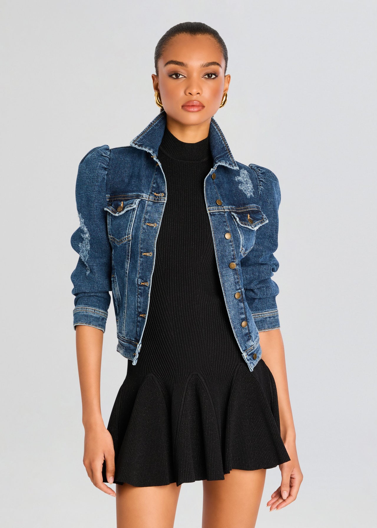 Royal Blue Denim Jacket | Ada Jacket | Retrofête – Retrofete