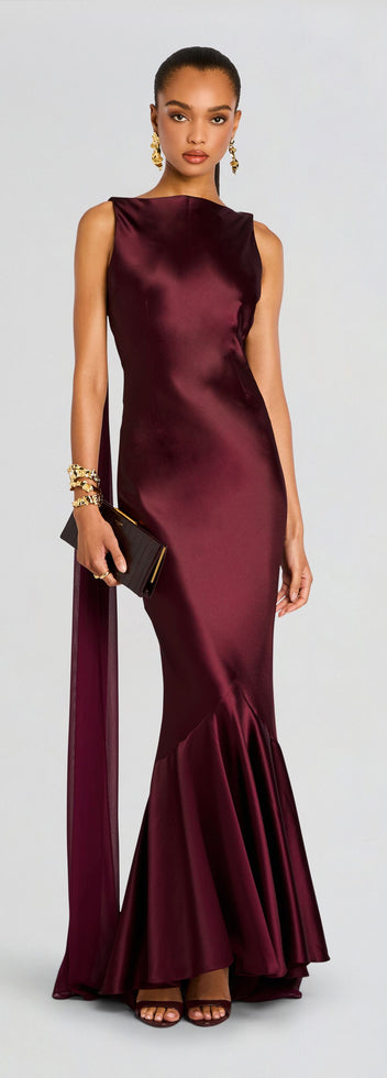 Burgundy Dress | Julia Dress | Retrofête – Retrofete