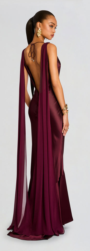 Burgundy Dress | Julia Dress | Retrofête – Retrofete