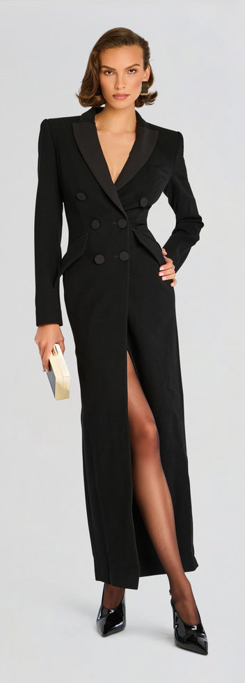 Amberly Blazer Evening Dress – Retrofete