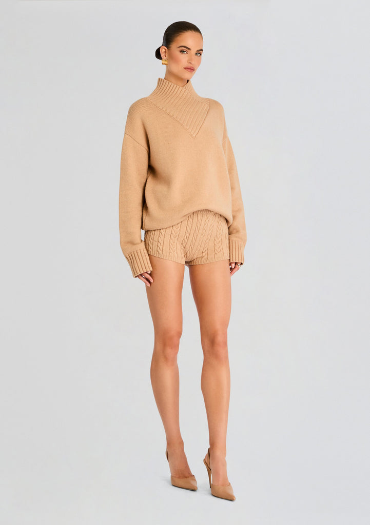Molly Cable Knit Hot Short – Retrofete