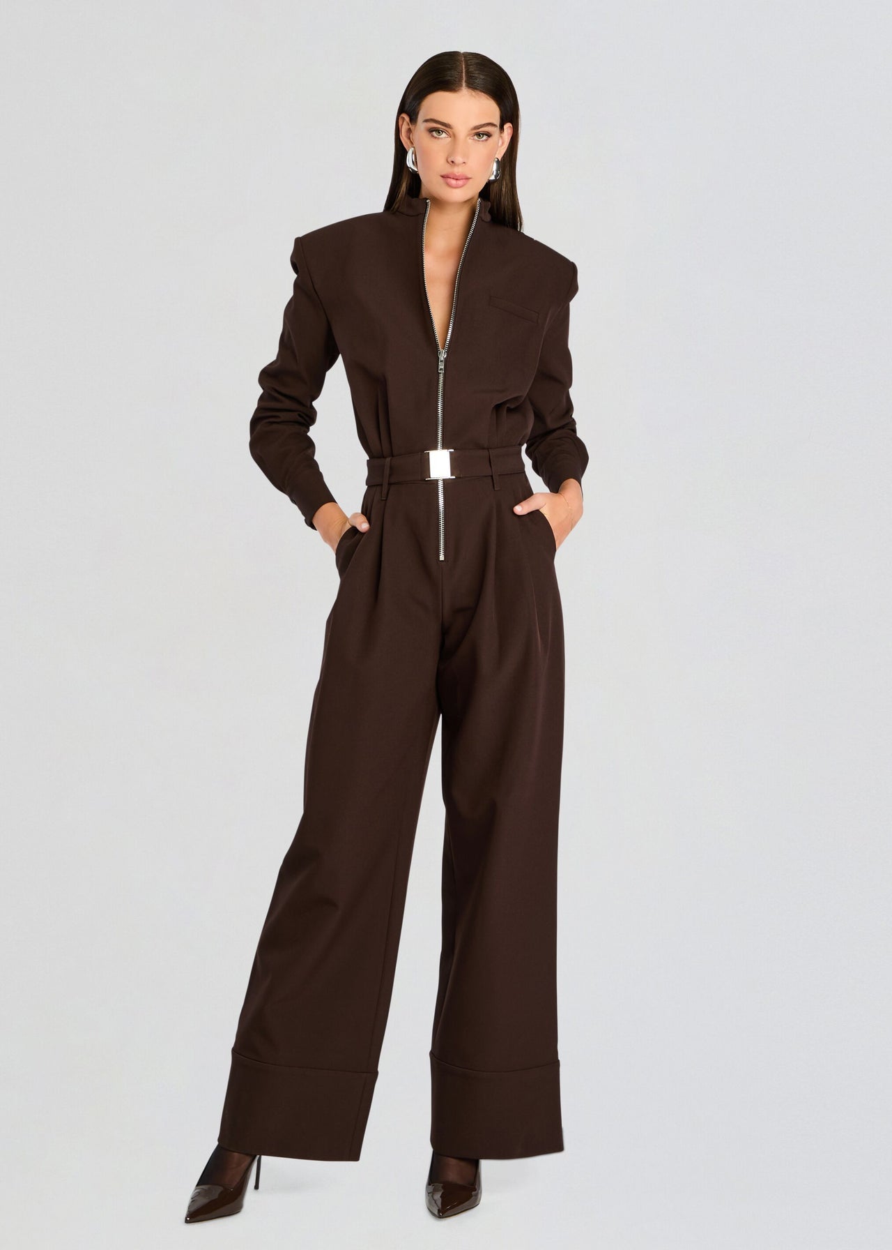 Vera Heavy Crepe Jumpsuit – Retrofete