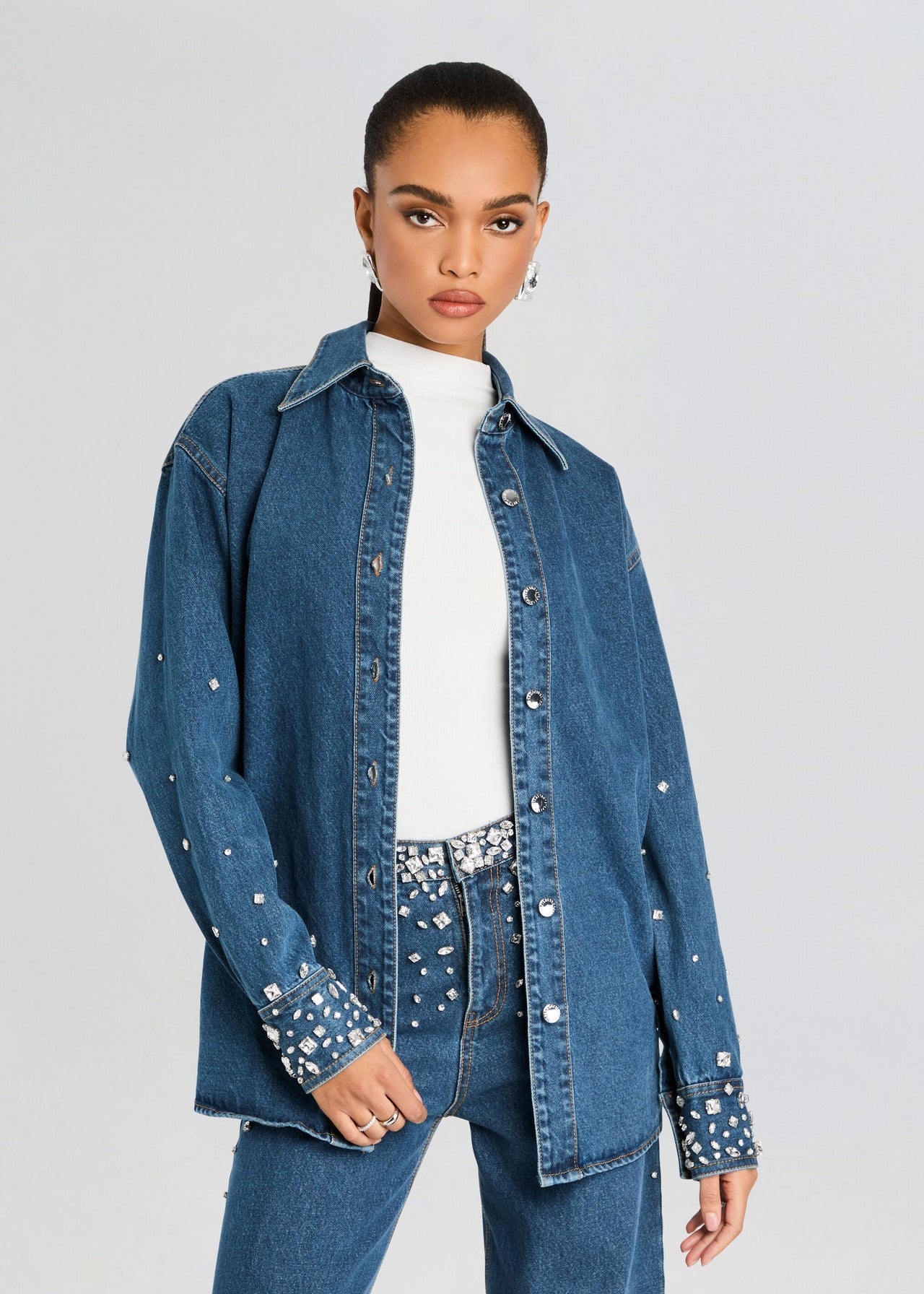 Diletta Crystal Shacket – Retrofete