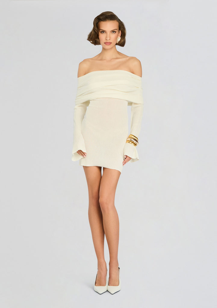Galli Rib Knit Mini Dress – Retrofete