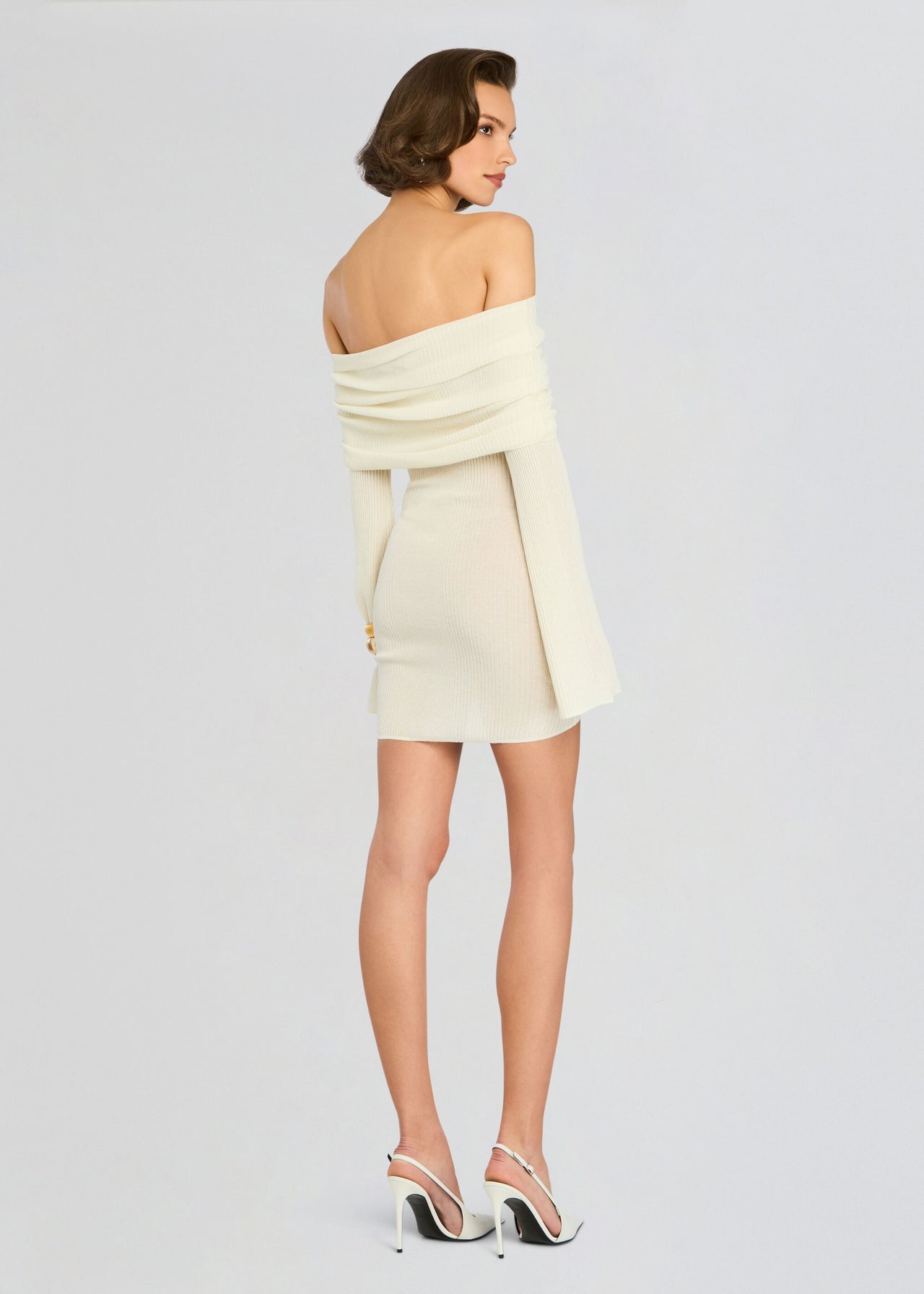 Galli Rib Knit Mini Dress – Retrofete