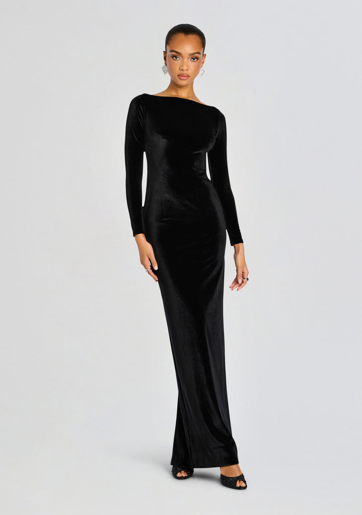 Taegan Velvet Dress – Retrofete