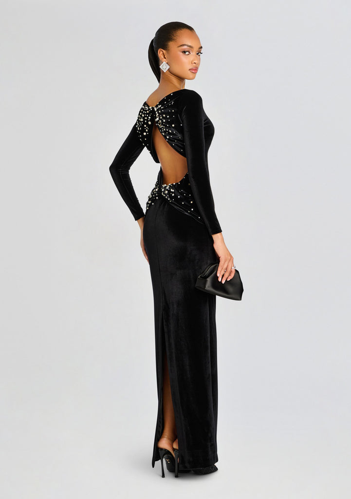 Taegan Velvet Dress – Retrofete