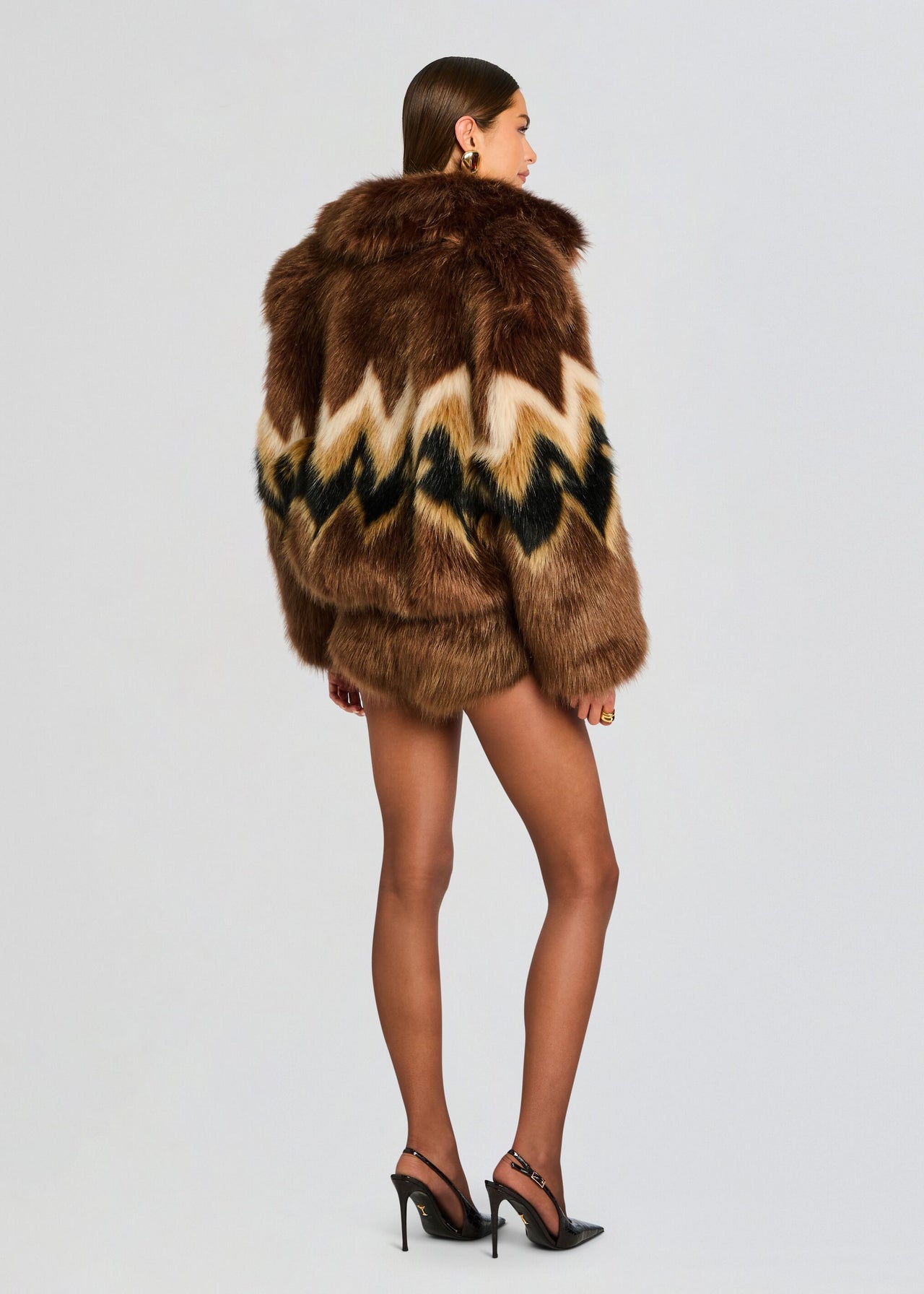Ismay Faux Fur Bomber – Retrofete