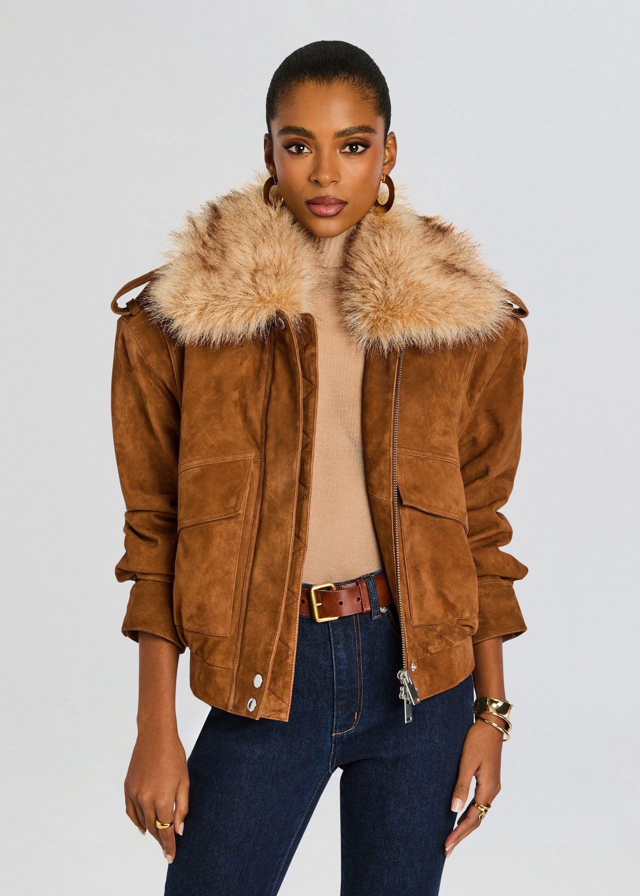 Erynn Suede Jacket – Retrofete