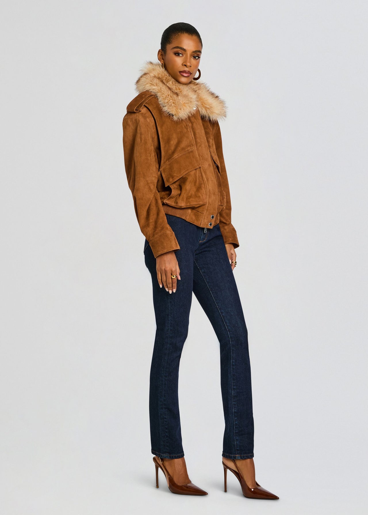 Erynn Suede Jacket – Retrofete