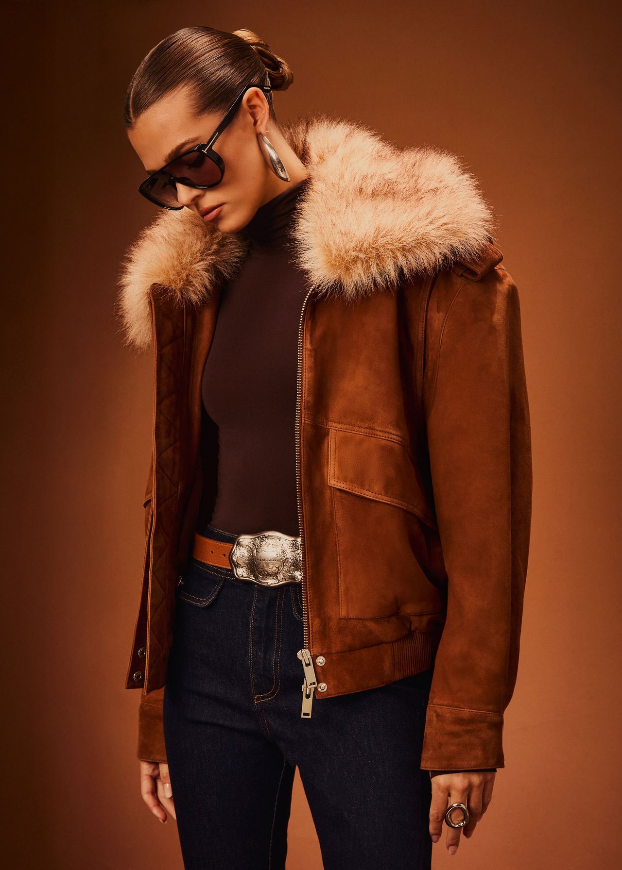 Erynn Suede Jacket – Retrofete